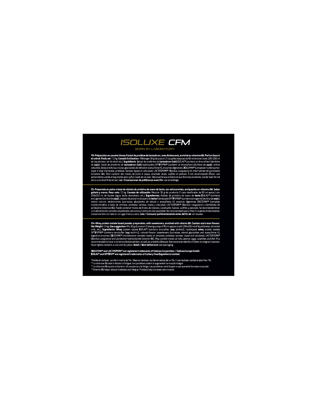 Isoluxe CFM 1,5kg iO.GENIX | iO.GENIX Nutrition